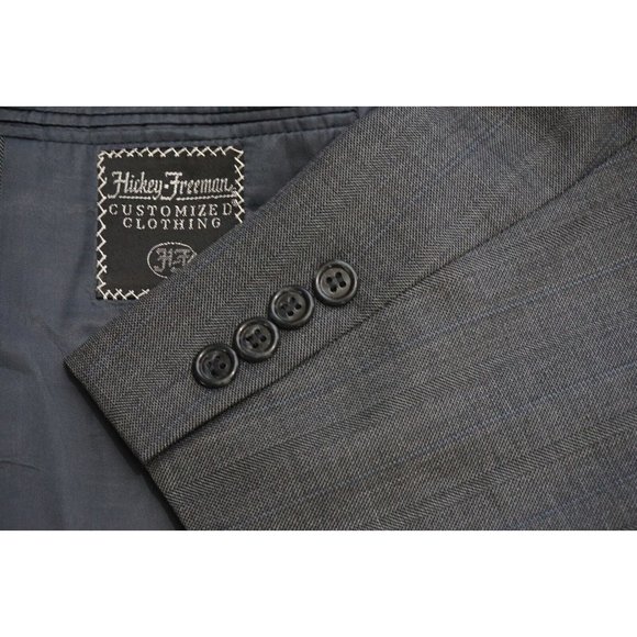 Hickey Freeman | Suits & Blazers | Hickey Freeman Boardroom Gray Blue ...